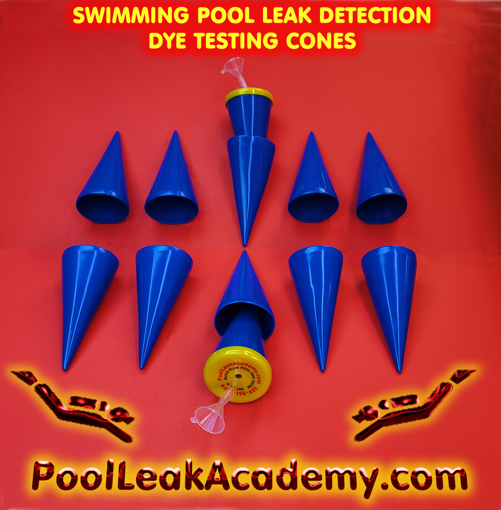 SWIMMING POOL LEAK DETECTION TOOLS AND DYE TESTING KITS