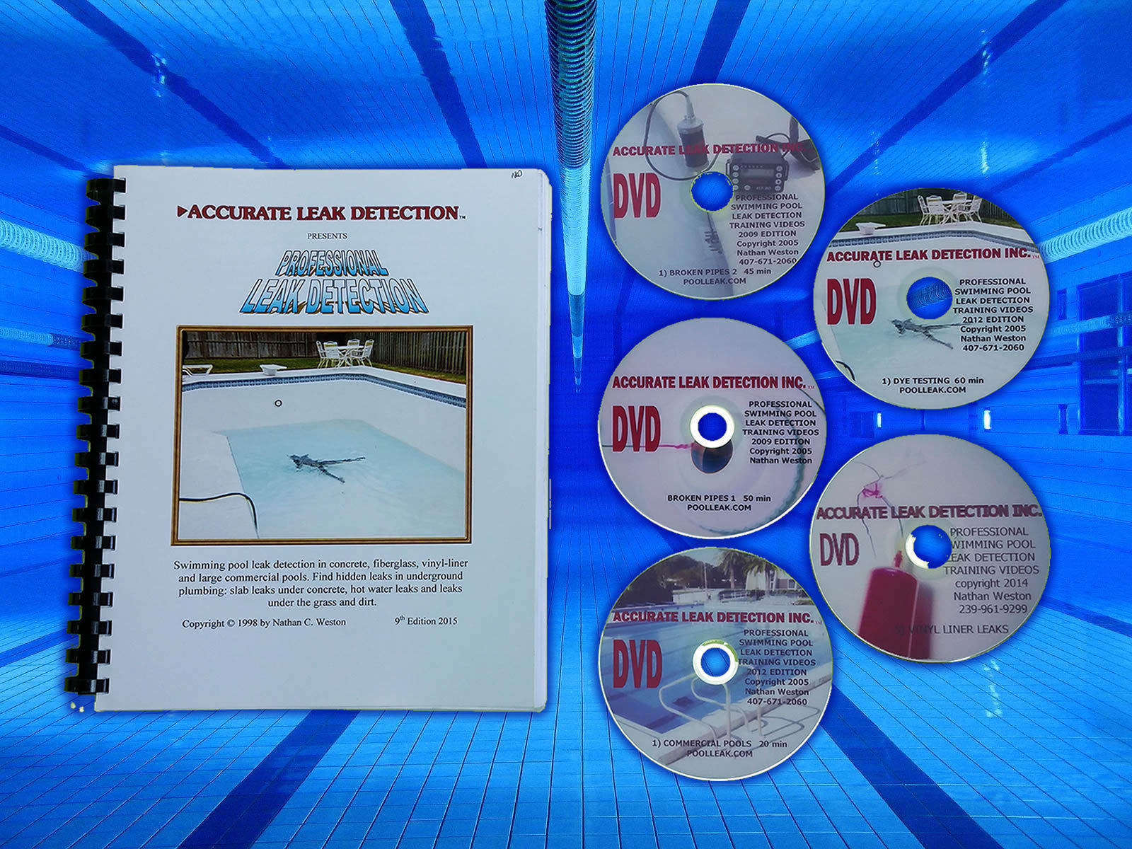 SWIMMING POOL LEAK DETECTION TOOLS AND DYE TESTING KITS