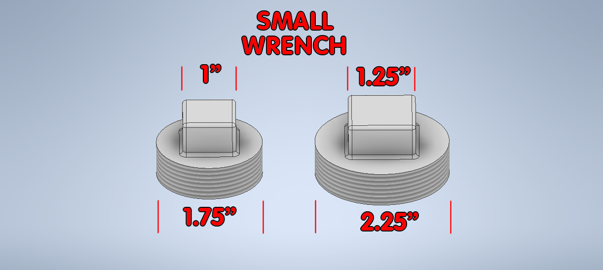 CLEAK OUT PLUG WRENCH FOR SWIMMING POOLS